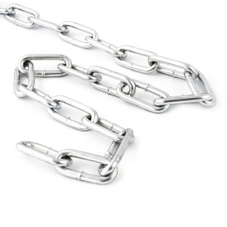 Stahlkette Langgliedrig Rundstahlkette Eisenkette Gliederkette Verzinkt DIN 5685 8mm 8mm ...