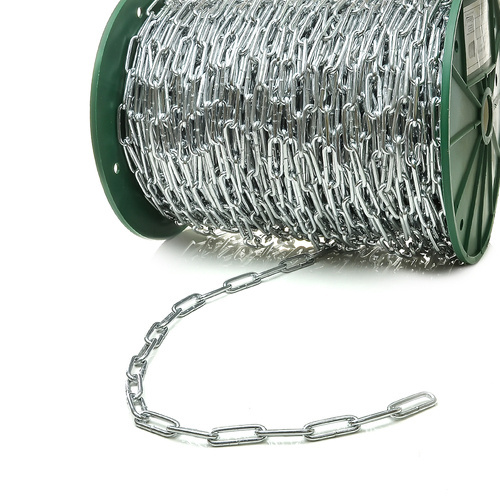 Stahlkette Langgliedrig Rundstahlkette Eisenkette Gliederkette Verzinkt C2 3mm 3mm | Stahlketten ...